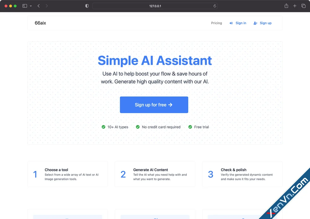 66aix - AI Content, Chat Bot, Images Generator & Speech to Text - 9.0.0 | XenVn.Com