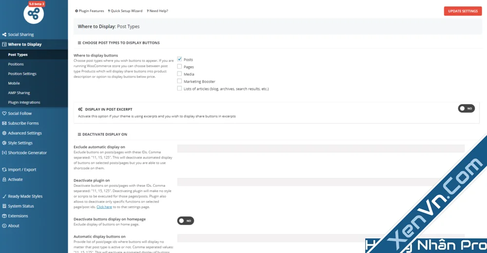 Easy Social Share Buttons for WordPress - 9.1 | XenVn.Com Easy Social Share Buttons for WordPress - 9.1 | XenVn.Com