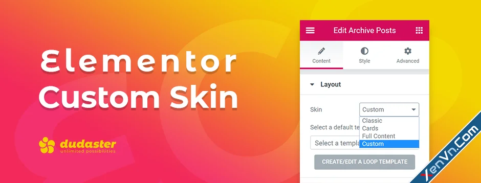 Elementor Custom Skin Pro - Wordpress - 3.2.4 | XenVn.Com