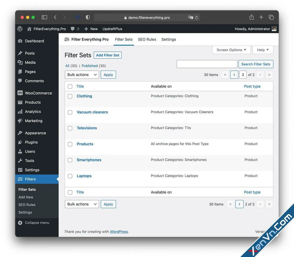 Filter Everything WordPress Product Filter 1 7 15 XenVn Com