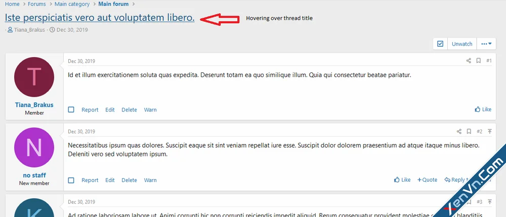 [OzzModz] Make Thread And Node Titles Linked - Xenforo 2 - 2.0.1 | XenVn.Com