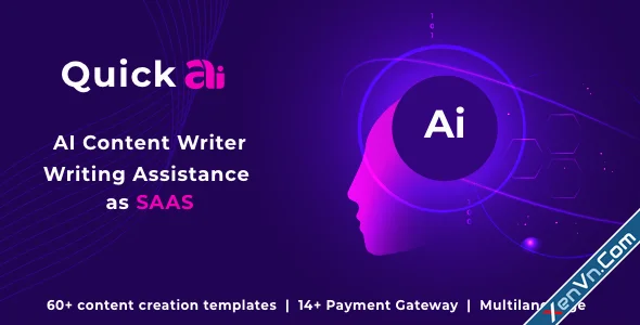QuickAI OpenAI - AI Writing Assistant and Content Creator as SaaS - 3.9 ...