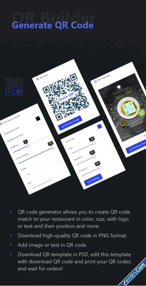 QuickQR - Saas - Contactless Restaurant QR Menu Maker - 6.3.7 | XenVn.Com
