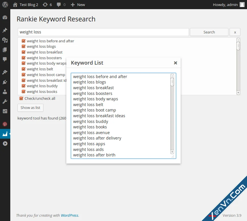 Rankie - Wordpress Rank Tracker Plugin - 1.7.1 | XenVn.Com