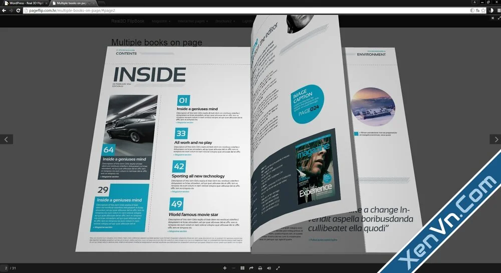 Real3D FlipBook jQuery Plugin - 3.1.7 | XenVn.Com
