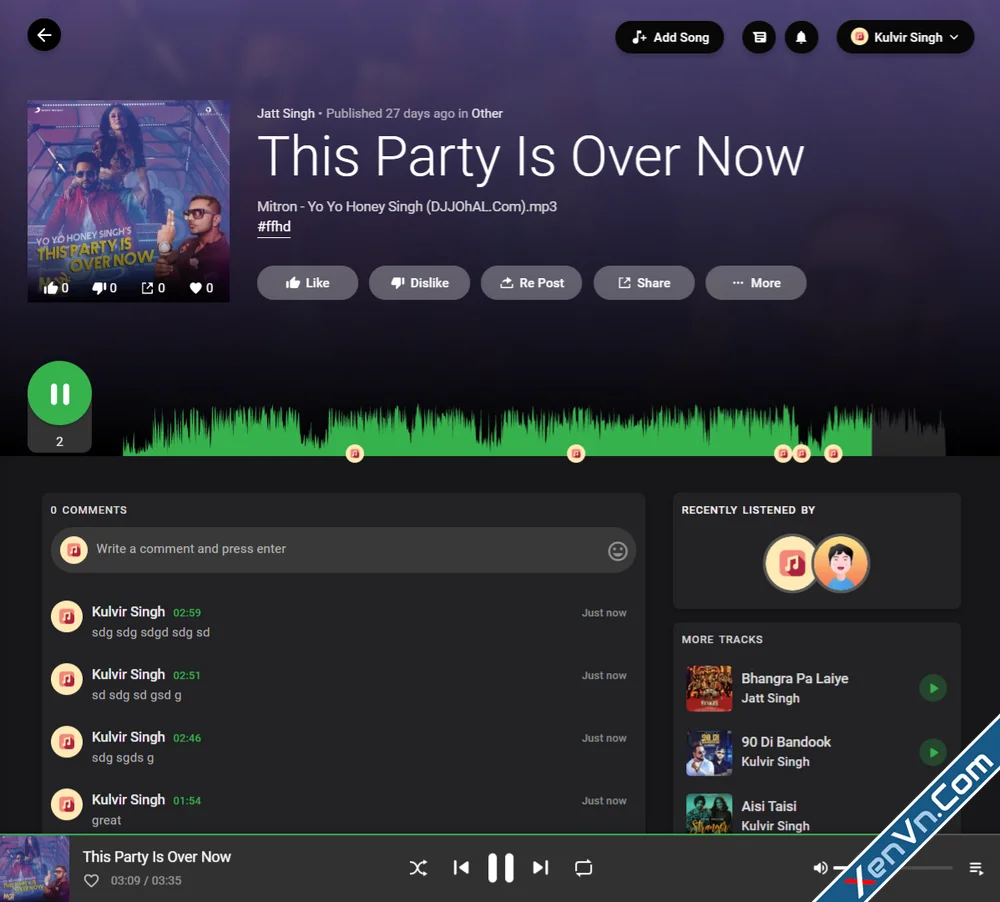 Soundify - The Ultimate DeepSound Theme - PHP Script - 1.5 | XenVn.Com