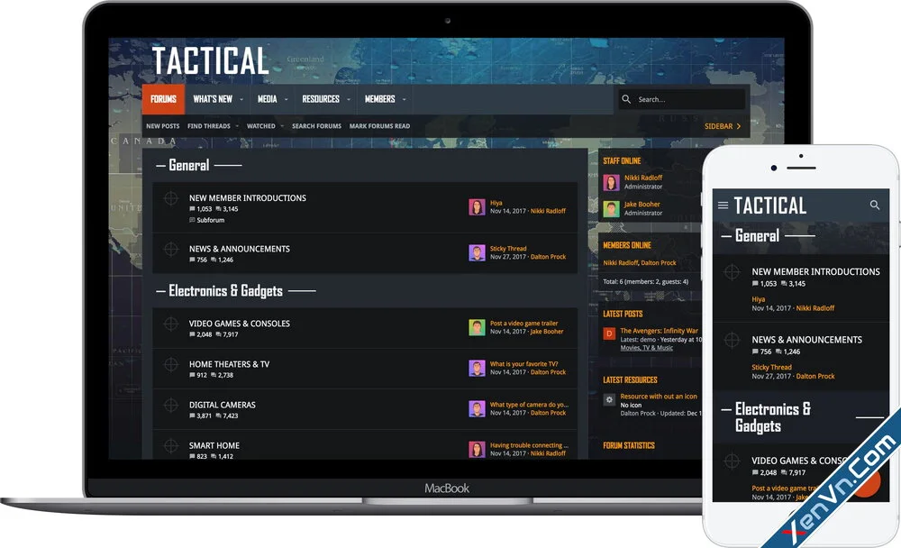 Tactical - Game style for XenForo 2 - 2.2.9.0.0 | XenVn.Com