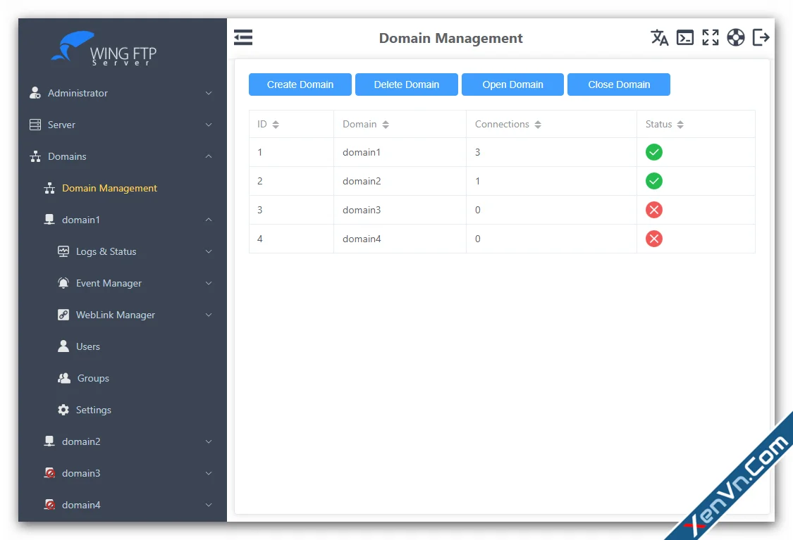 Wing FTP Server Corporate - Secure FTP server software for Windows - 8. ...