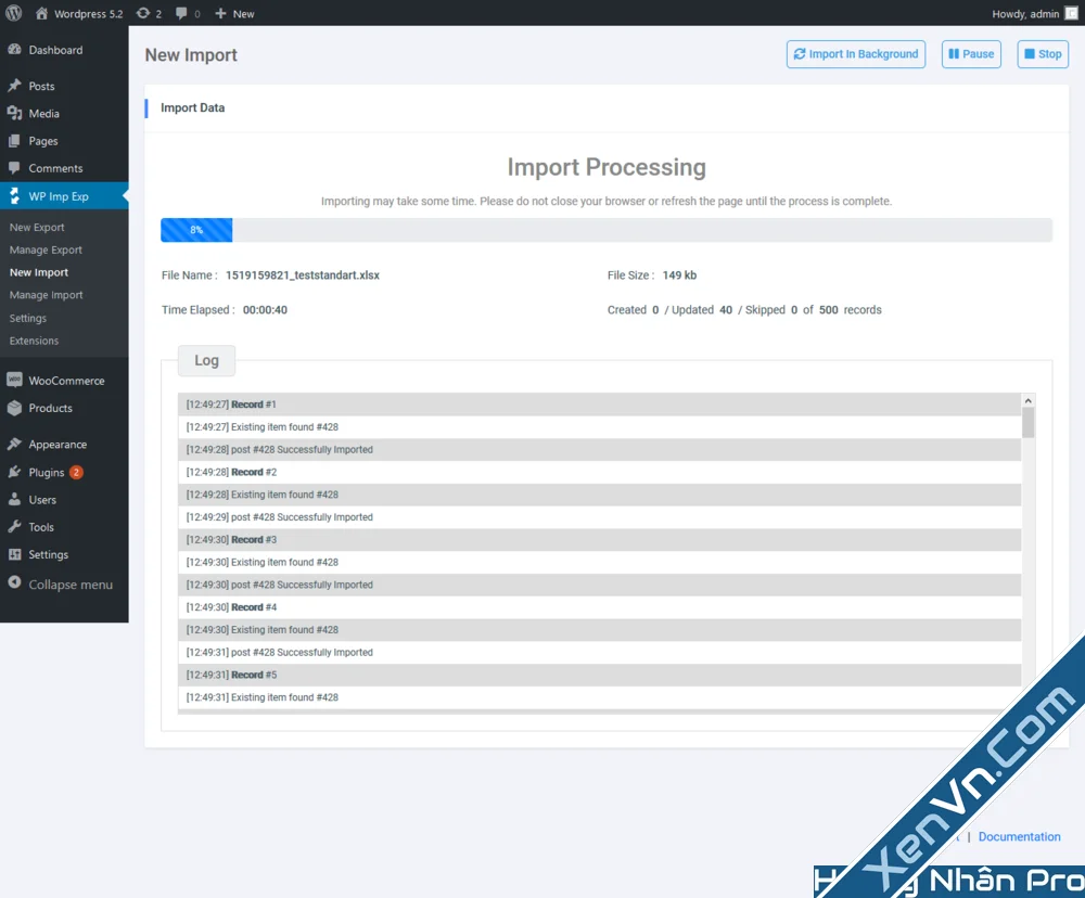 Woo Import Export - Wordpress - 5.3.7 | XenVn.Com Woo Import Export - Wordpress - 5.3.7 | XenVn.Com