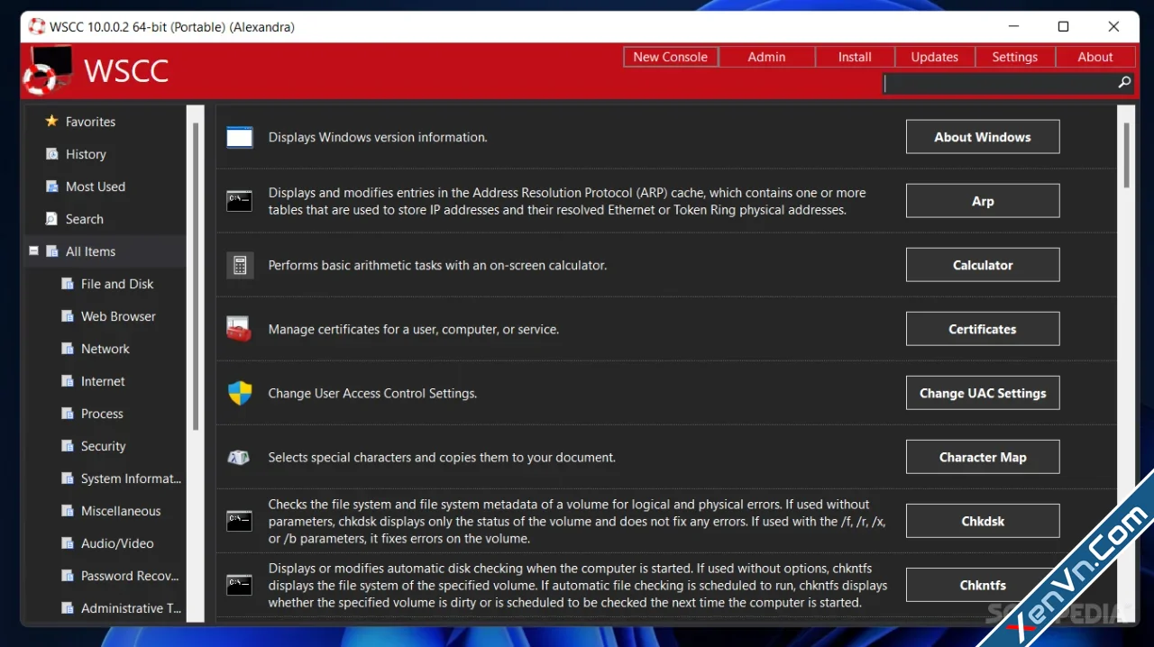 WSCC - Windows System Control Cente - 10.0.3.8 | XenVn.Com