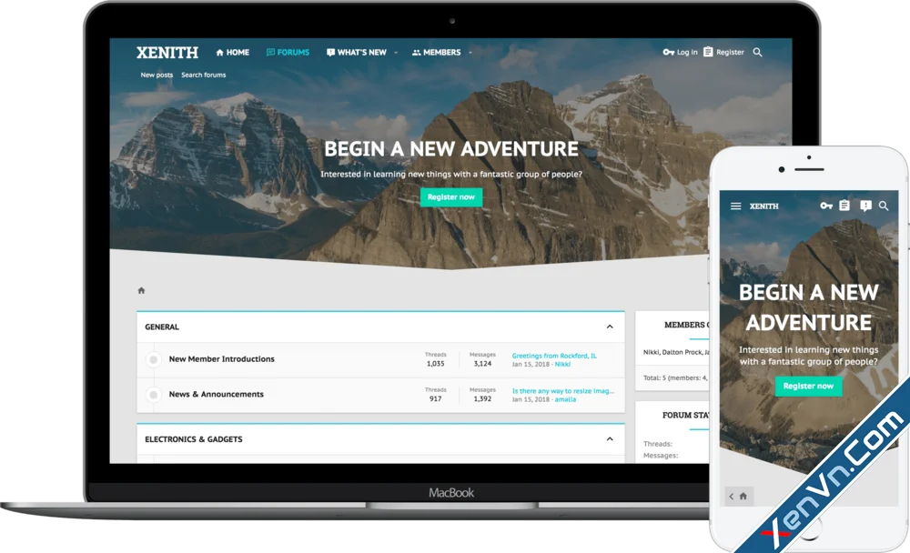 Xenith - XenForo 2 Style - 2.2.9.0.0 | XenVn.Com